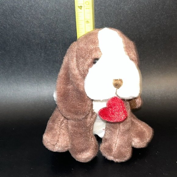 Russ | Toys | Russ Tiny Puppy Dog Hound Heart In Mouth Plush Stuffed ...